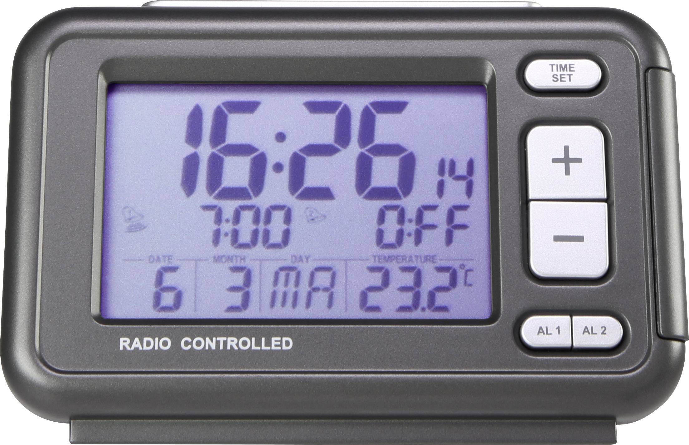 reglage reveil radio controlled