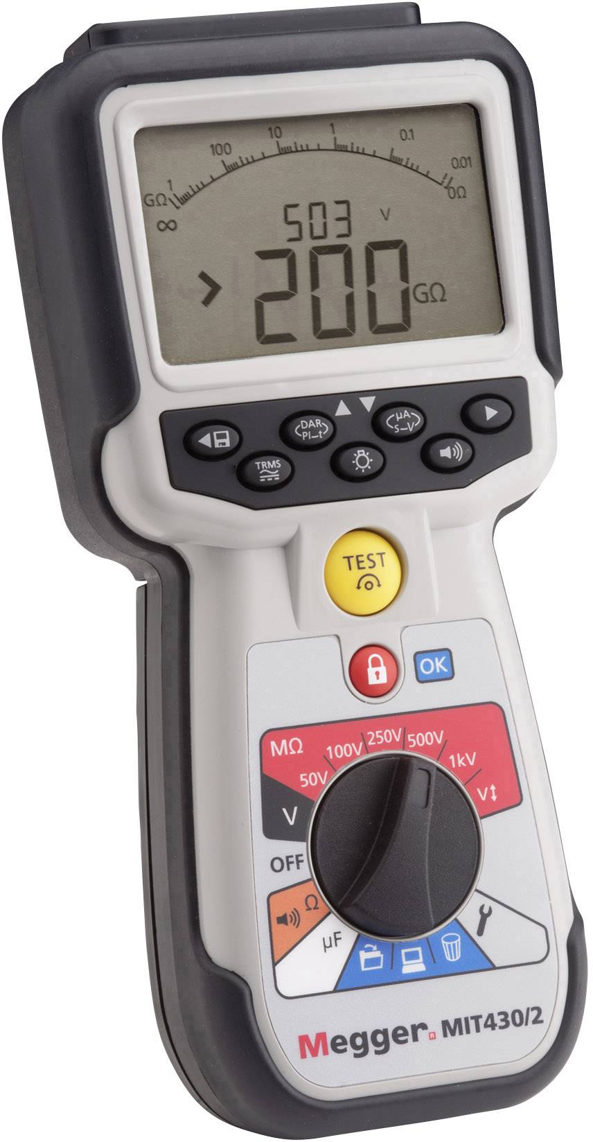 Appareil de mesure de l'isolation Megger MIT430/2 50 V, 100 V, 250 V ...