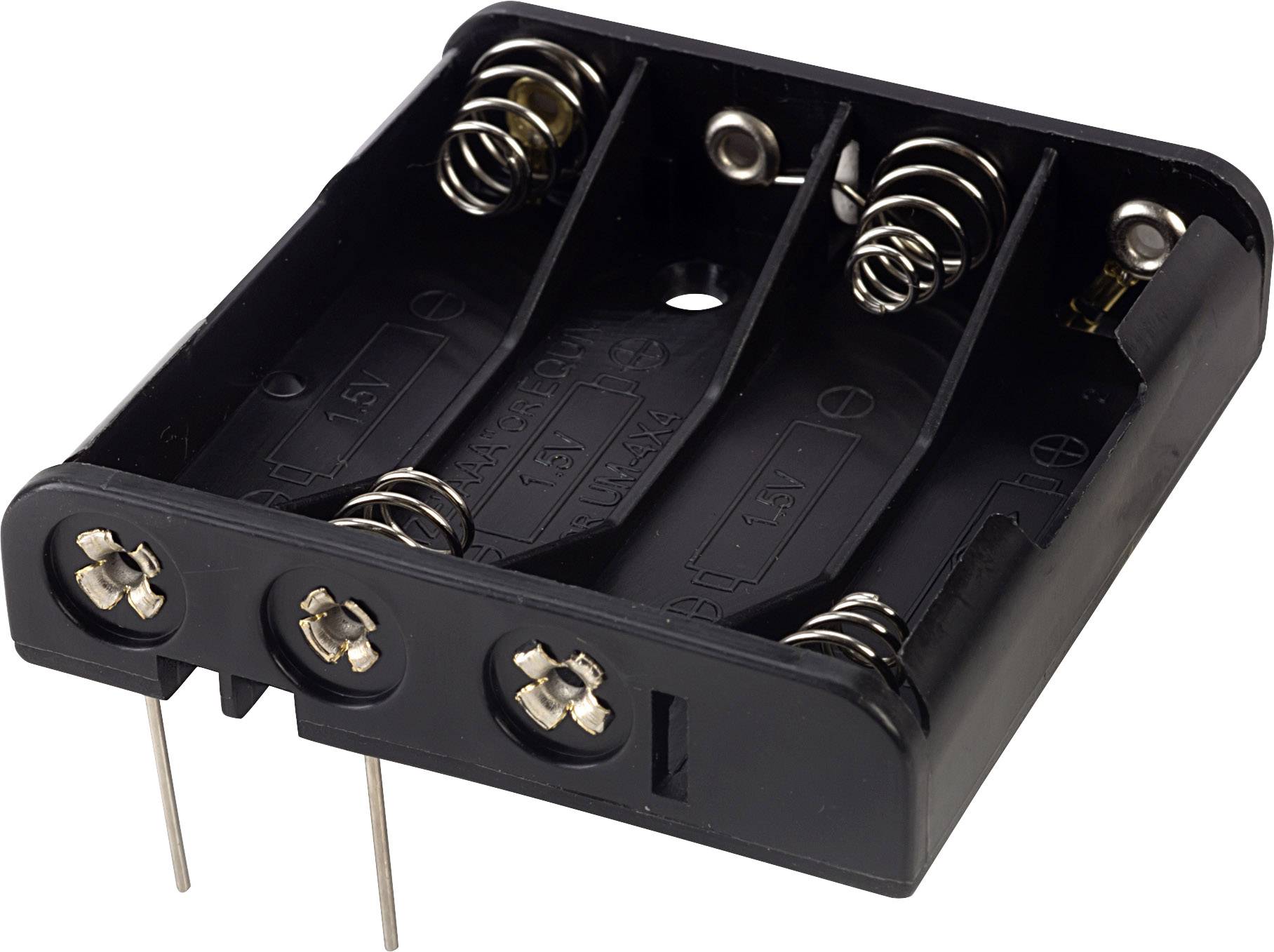 Support de pile 4x LR3 (AAA) TRU COMPONENTS BH441P raccordement par ...