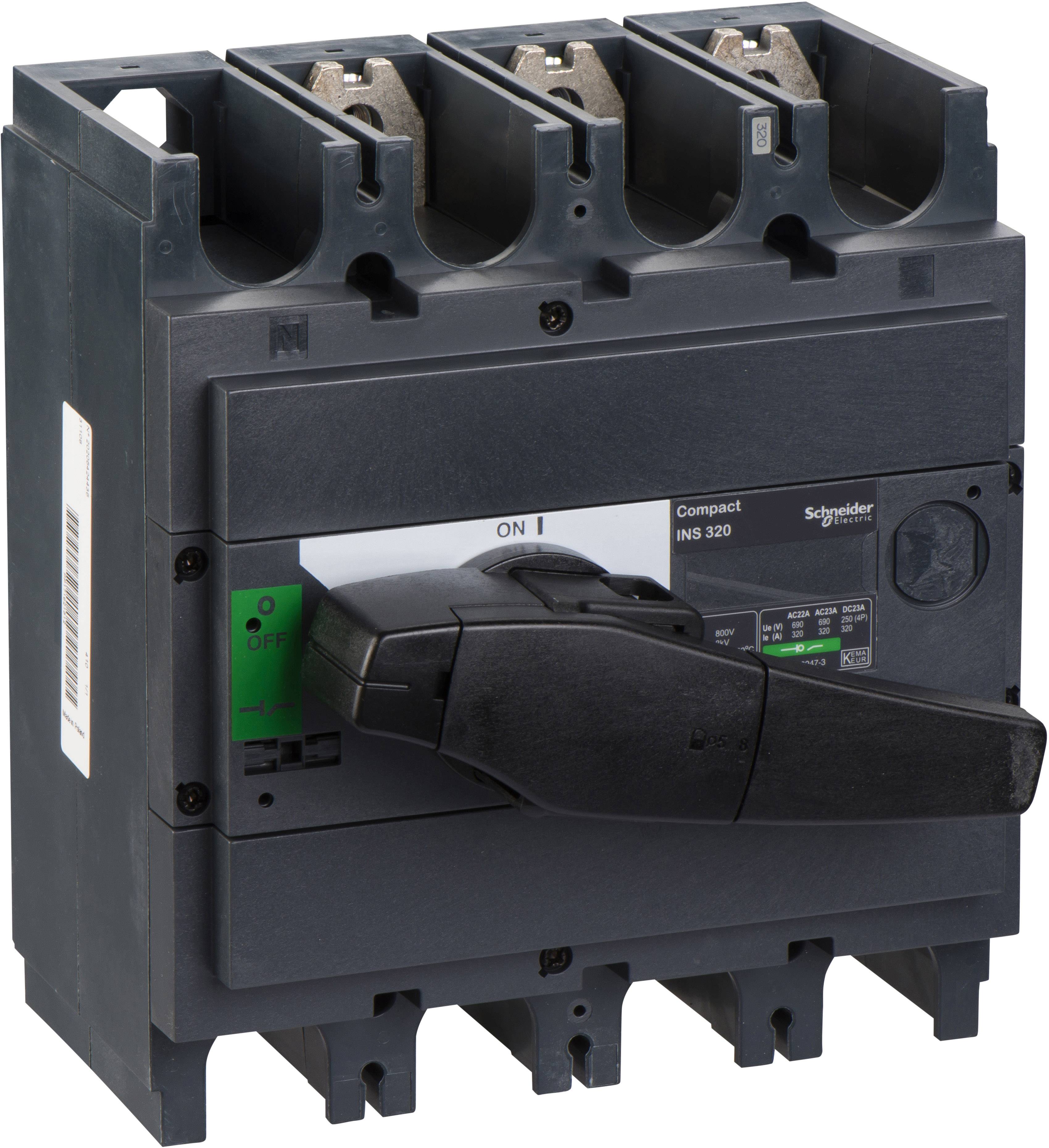 Interrupteur sectionneur Schneider Electric 31108 125 V/DC, 690 V/AC ...