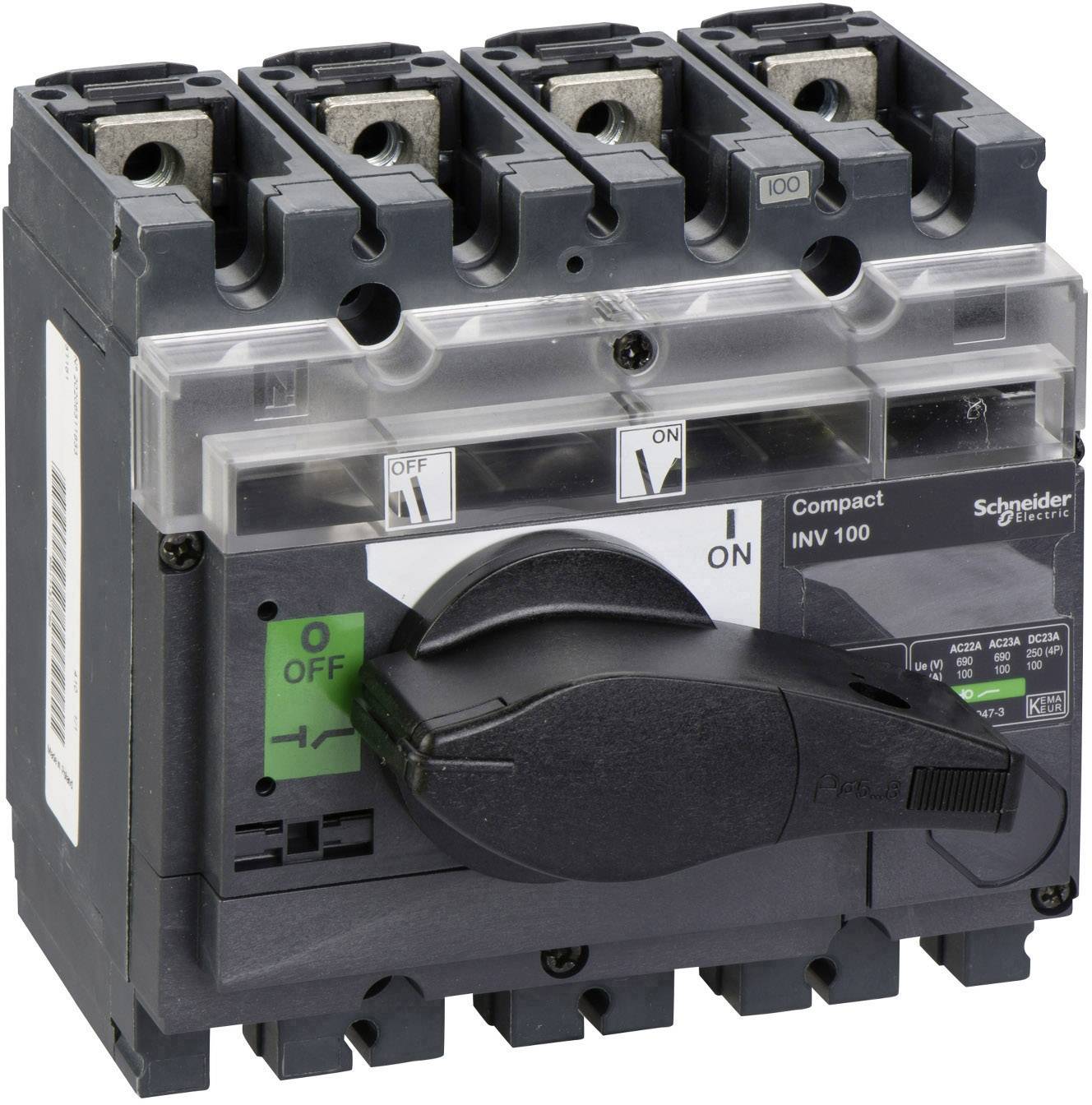 Interrupteur sectionneur Schneider Electric 31161 250 V/DC, 690 V/AC ...