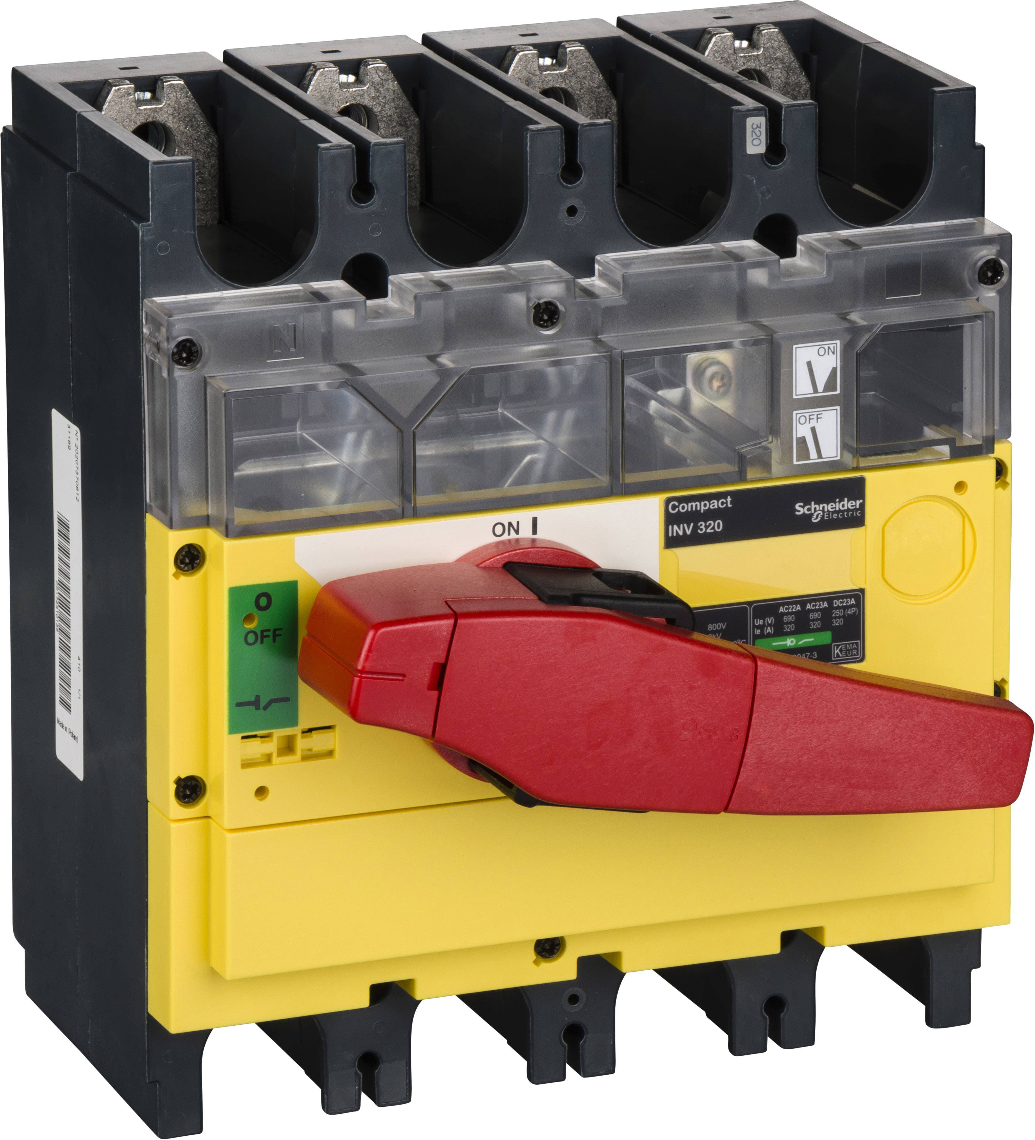 Interrupteur sectionneur Schneider Electric 31189 250 V/DC, 690 V/AC ...