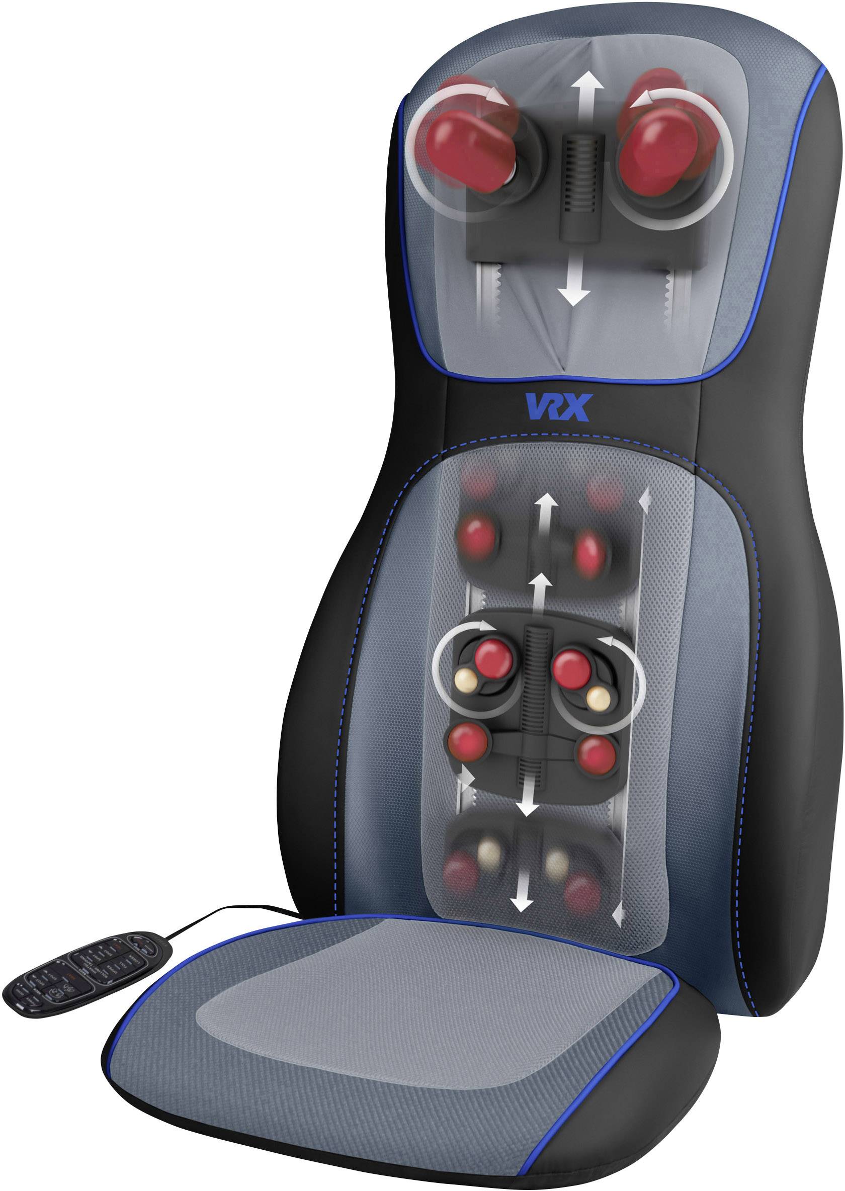 Housse De Siège De Massage Homedics Mcs 1000h Vr 60 W Noir Gris 1 Pc S