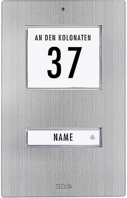 Bouton de sonnette simple m-e modern-electronics KT 1-EG acier ... Bouton de sonnette simple m-e modern-electronics KT 1-EG acier ...