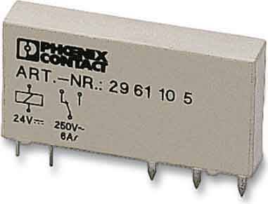 Relais pour circuits imprimés Phoenix Contact 2961134 60 V/DC 6 A 1 inverseur (RT) 10 pc(s ...