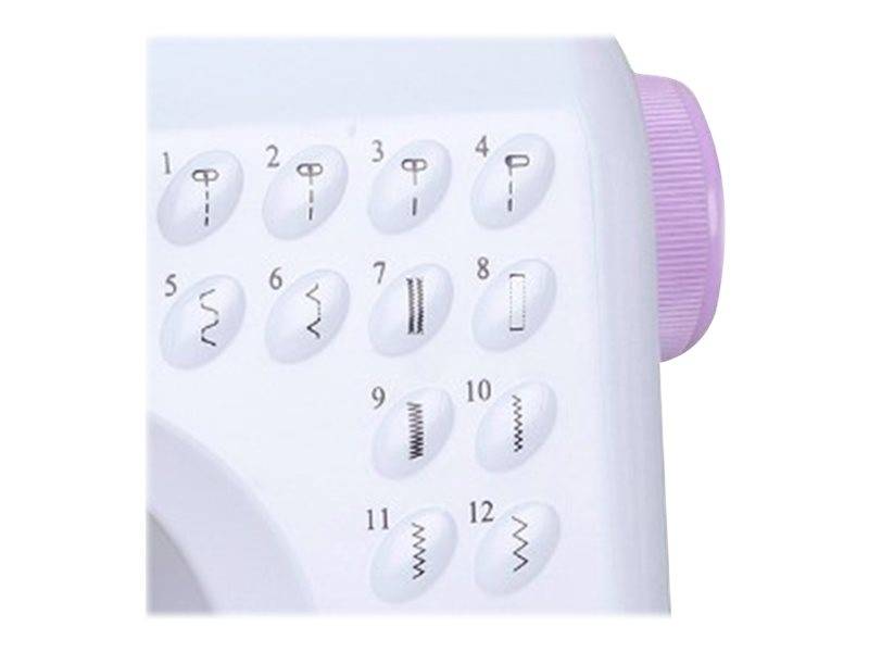 EMERIO Machine à coudre bras libre SEW-121820 blanc, lilas - Conrad ...