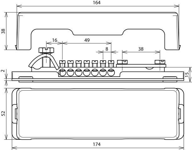 DEHN 563050 PAS 9AK Bornier à vis 1 pc(s) - Conrad Electronic France