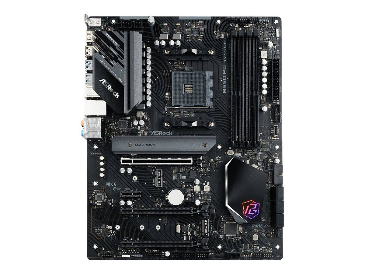 ASRock B550 PG Riptide Carte mère Socket (PC) AMD AM4 Facteur de forme ...