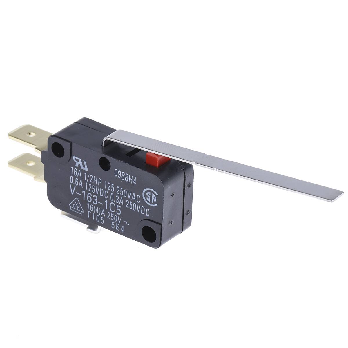 Omron V-163-1C5 Microrupteur 8 V/DC 16 A 1 x On/(On) 1 pc(s) Bag - Conrad Electronic France