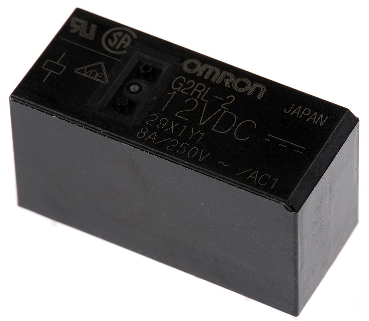 Omron G2RL-2-DC12 Relais de puissance 12 V/DC 8 A 2 inverseurs (RT) 1 ...