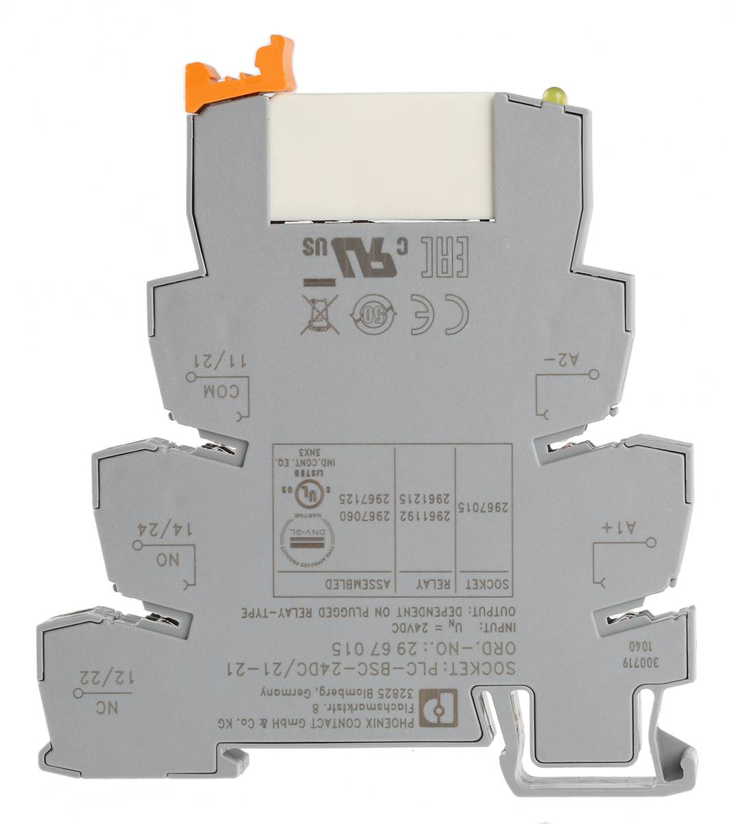 Interface PLC Contenu: 1 pc(s) Phoenix Contact PLC-RSC- 24DC/21-21 ...
