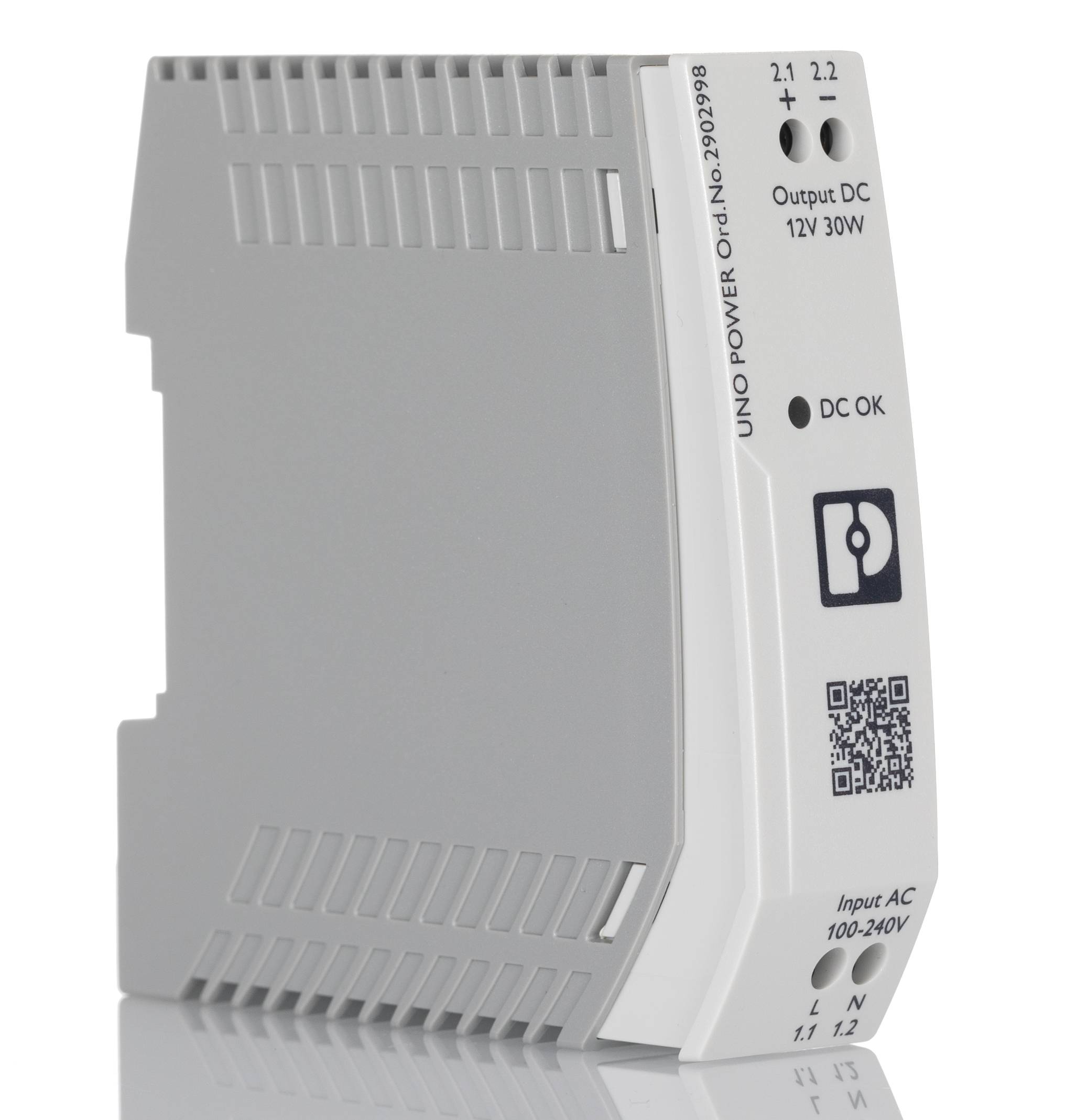 Alimentation rail DIN Phoenix Contact UNO-PS/1AC/12DC/30W 12 V/DC 2.5 A ...