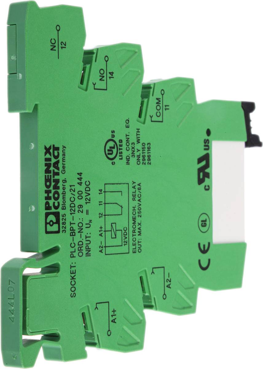 Relais d'interface Phoenix Contact PLC-RPT- 12DC/21AU 2900317 12 V/DC ...