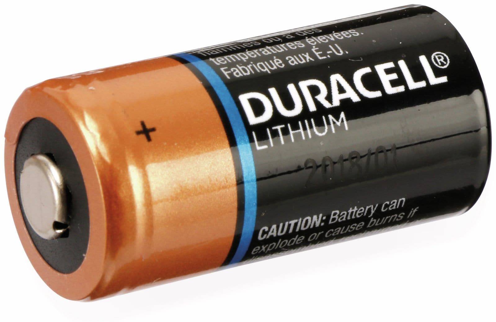 Duracell CR 123A Pile photo CR-123A lithium 1400 mAh 3 V 10 pc(s ...