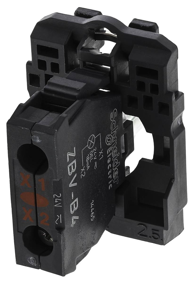 Schneider Electric XB5AVB4 Voyant lumineux rouge 24 V/DC, 24 V/AC 1 pc ...