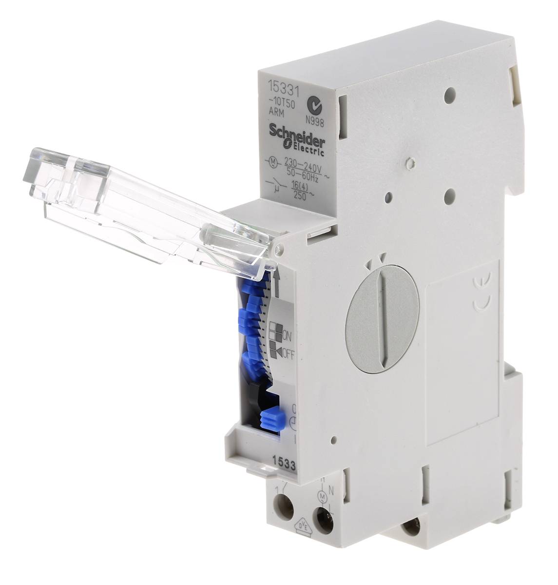 Schneider Electric 15331 Programmateur horaire pour rail analogique 230 ...