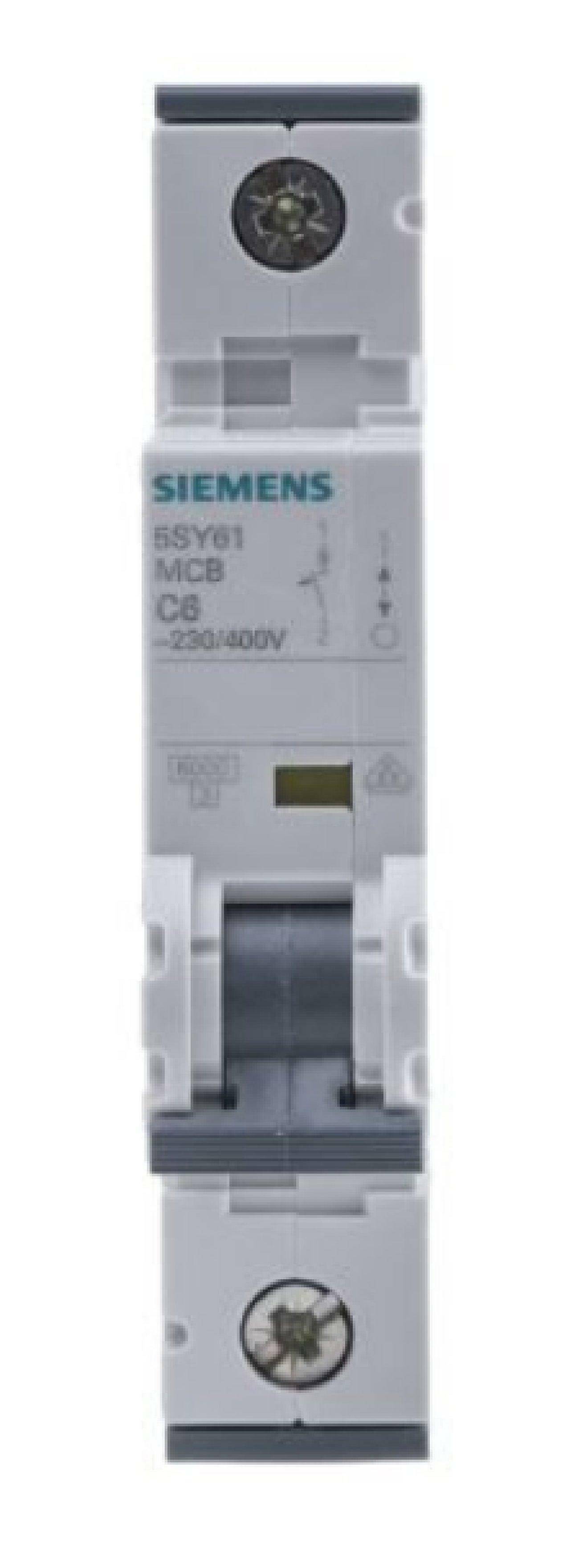 Siemens 5SY61067 5SY6106-7 Disjoncteur 6 A 230 V, 400 V - Conrad ...