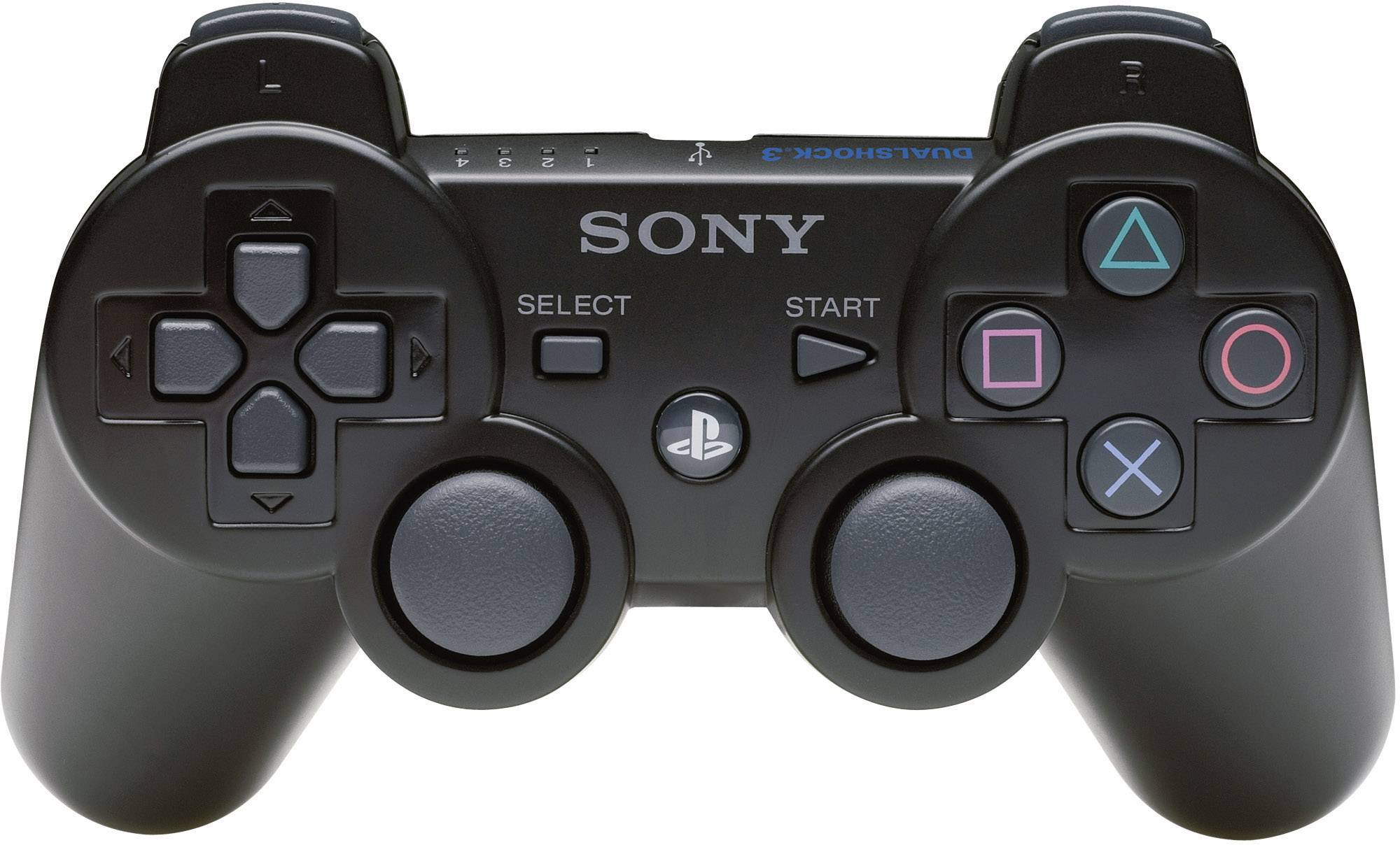 Manette de jeu Sony DualShock Wireless Controller PlayStation 3 noir ...