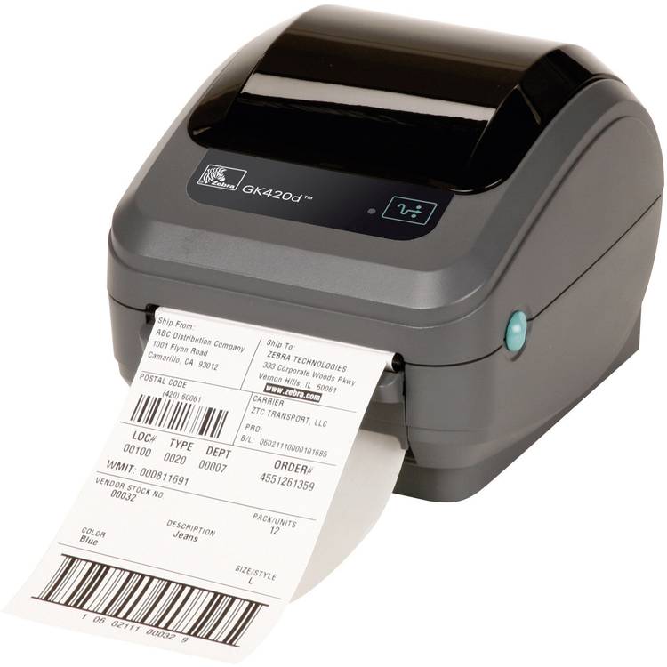 Imprimante D tiquettes Zebra GK420D GK42 202520 000 Thermique Directe imprimante-d-tiquettes-zebra-gk420d-gk42-202520-000-thermique-directe
