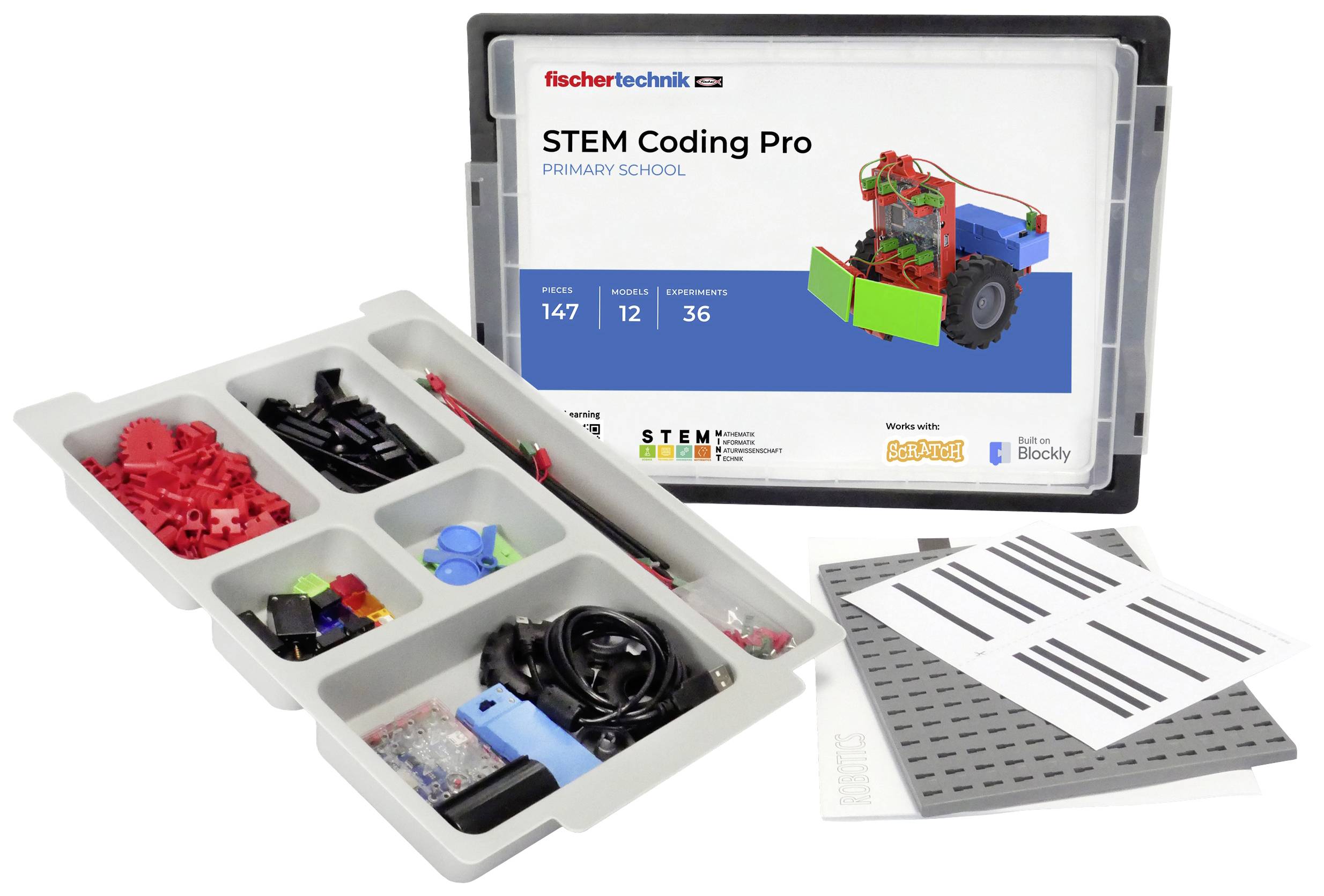 Fischertechnik Education Stem Coding Pro Osnovni Set Conradhr