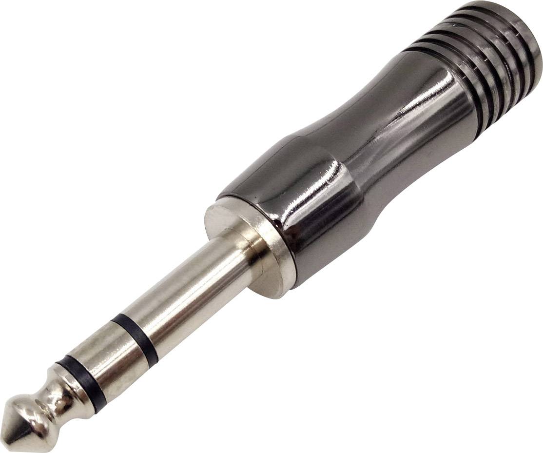 Klinken utični konektor 6.35 mm utikač, ravan, broj polova: 3 stereo ...