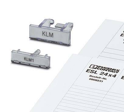 Terminal strip marker carrier KLM + ESL 26X6 0809395 Phoenix Contact ...