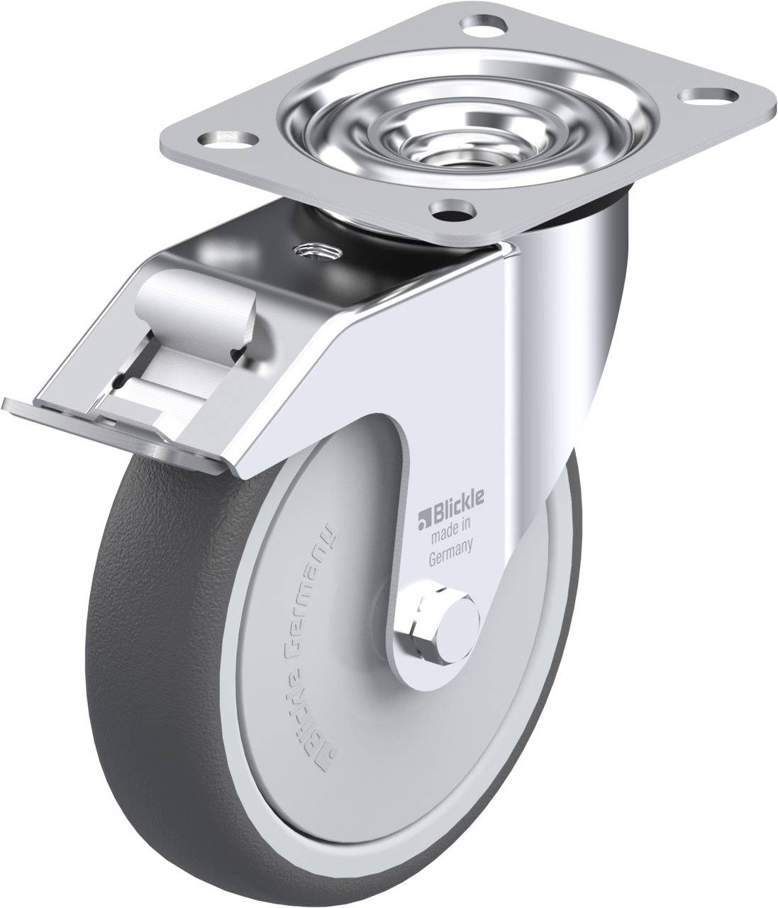 Acquista Blickle 337907 Ruote girevoli e fisse con rivestimento in poliuretano Modello (in ...