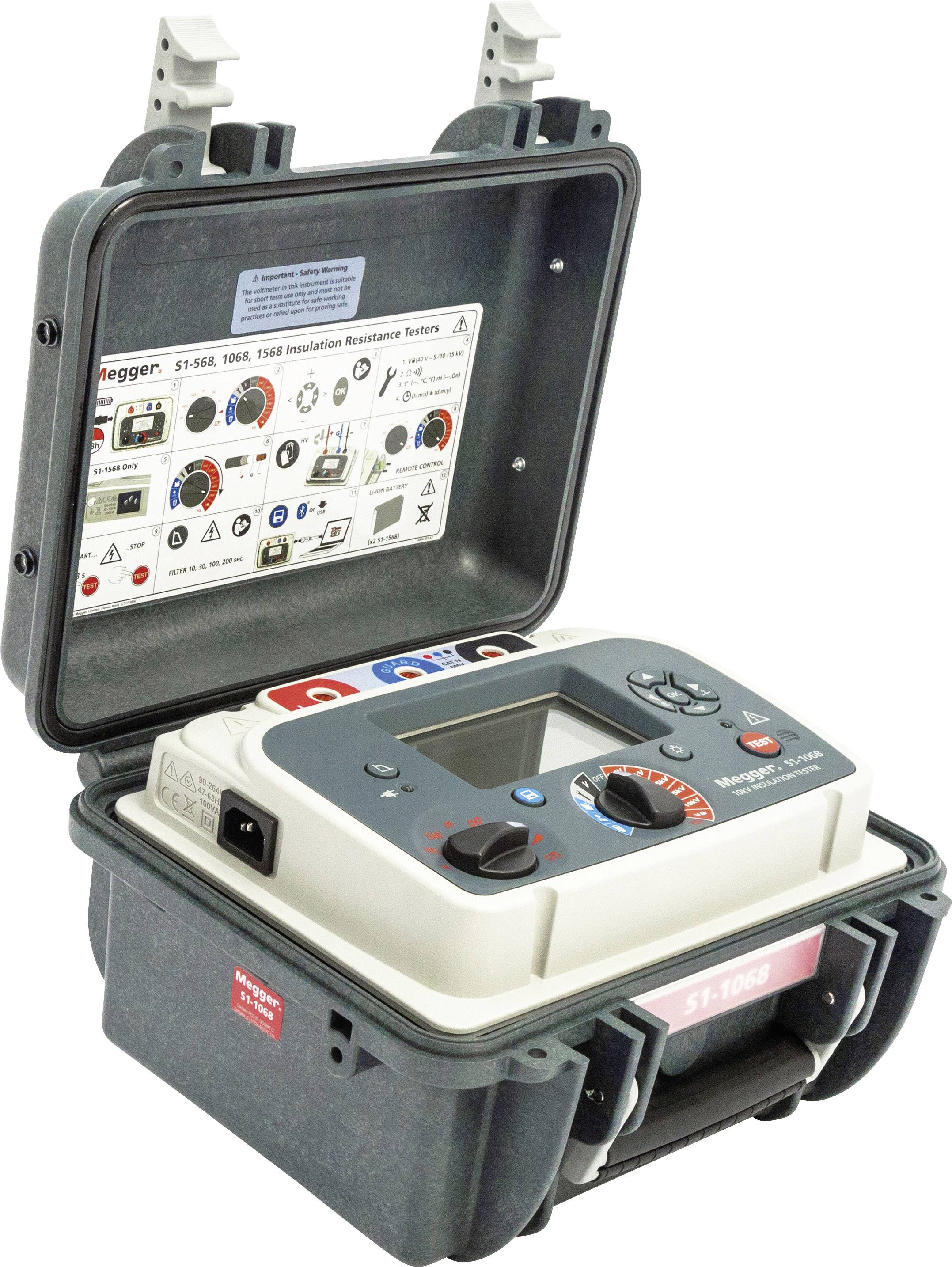 Acquista Megger S1-1068 DC Misuratore di isolamento Calibrato (DAkkS ...