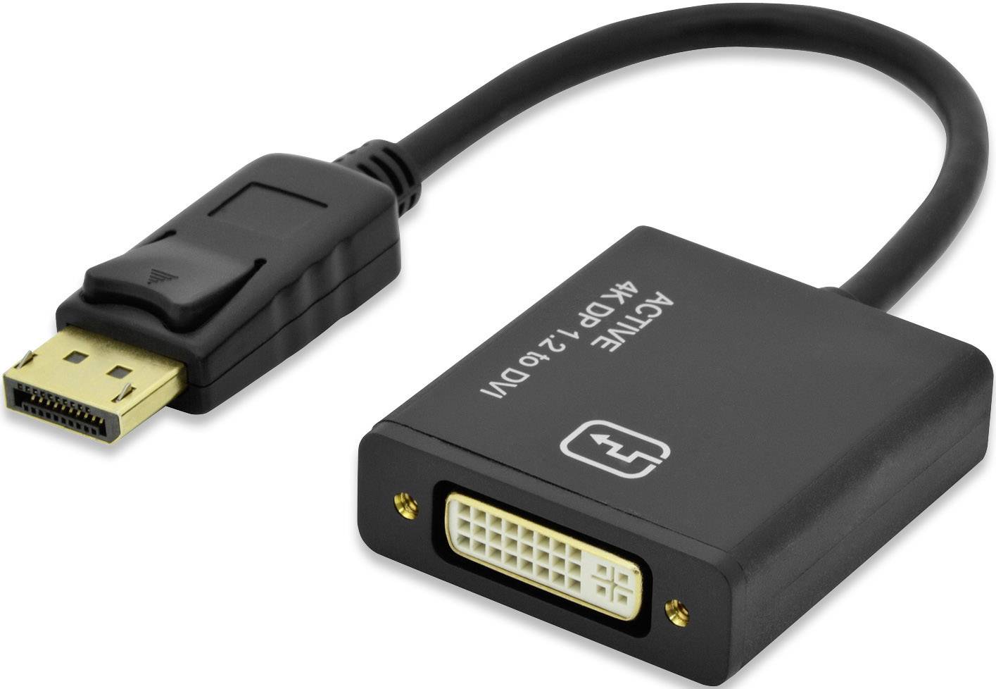 Digitus DVI / DisplayPort Adattatore [1x Spina DisplayPort - 1x Presa ...