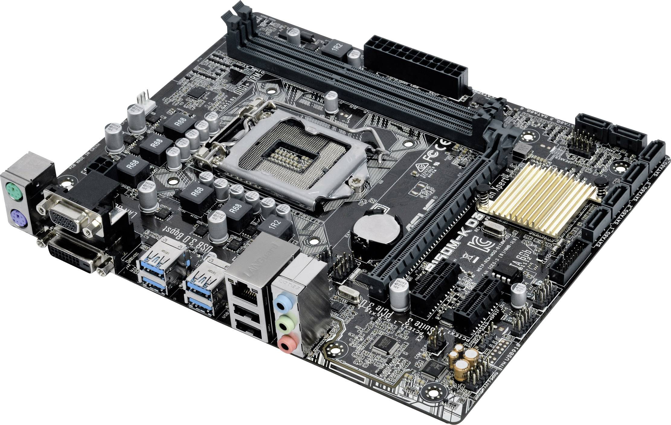 Asus B150M-K D3 Mainboard Attacco Intel® 1151 Fattore di forma Micro ...