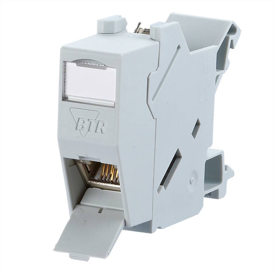 Acquista Metz Connect 1309426003-E Presa di rete Guida DIN CAT 6 Grigio ...