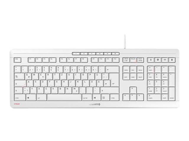 Acquista CHERRY Stream USB Tastiera Inglese UK, QWERTY, Windows® Grigio ...