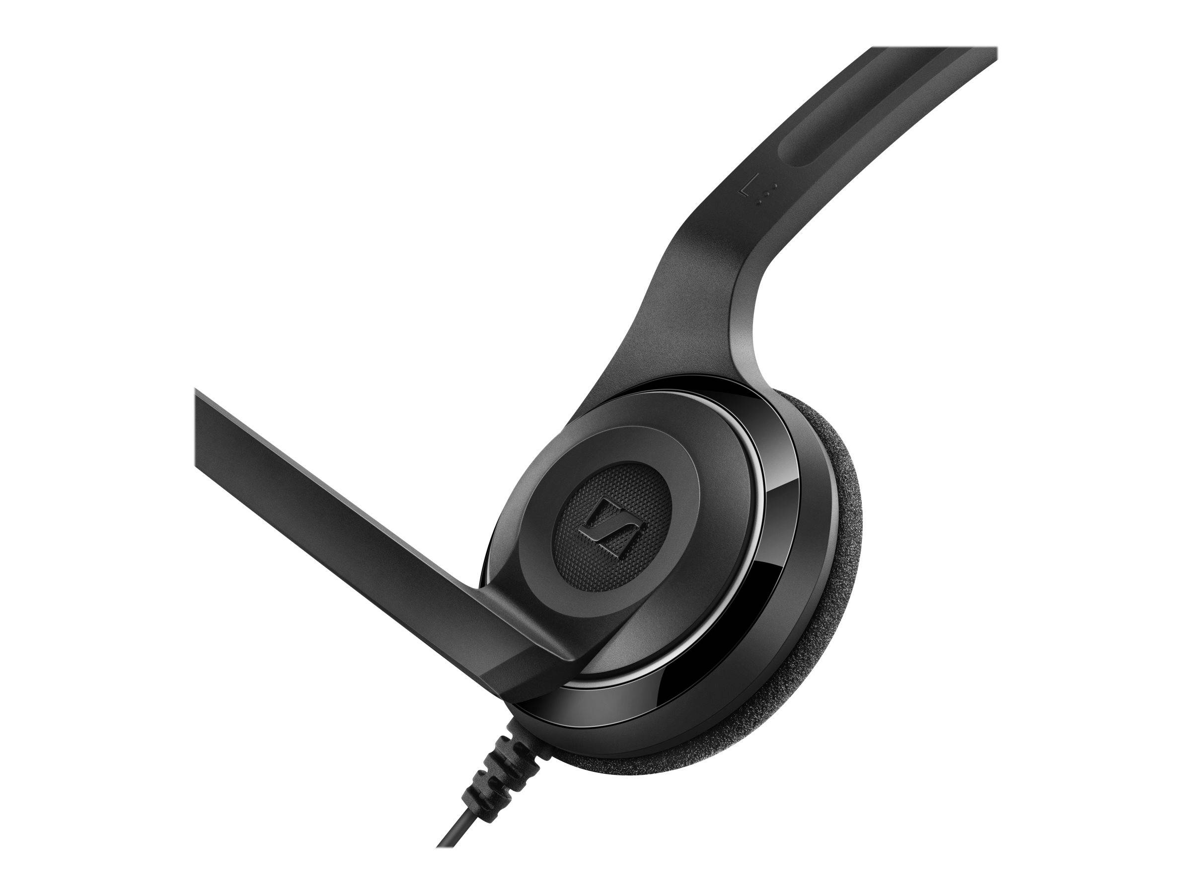 Acquista Sennheiser PC 7 USB Computer Cuffie On Ear via cavo Mono Nero Eliminazione del rumore da Conrad