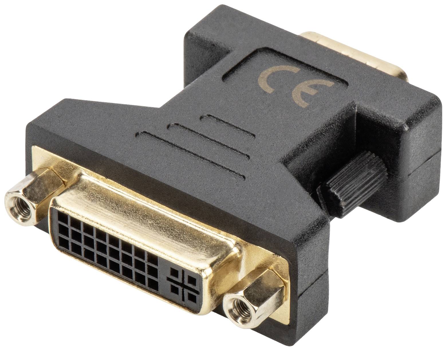 Digitus AK-320505-000-S DVI / VGA Adapter [1x DVI-bus 24+5-polig - 1x ...
