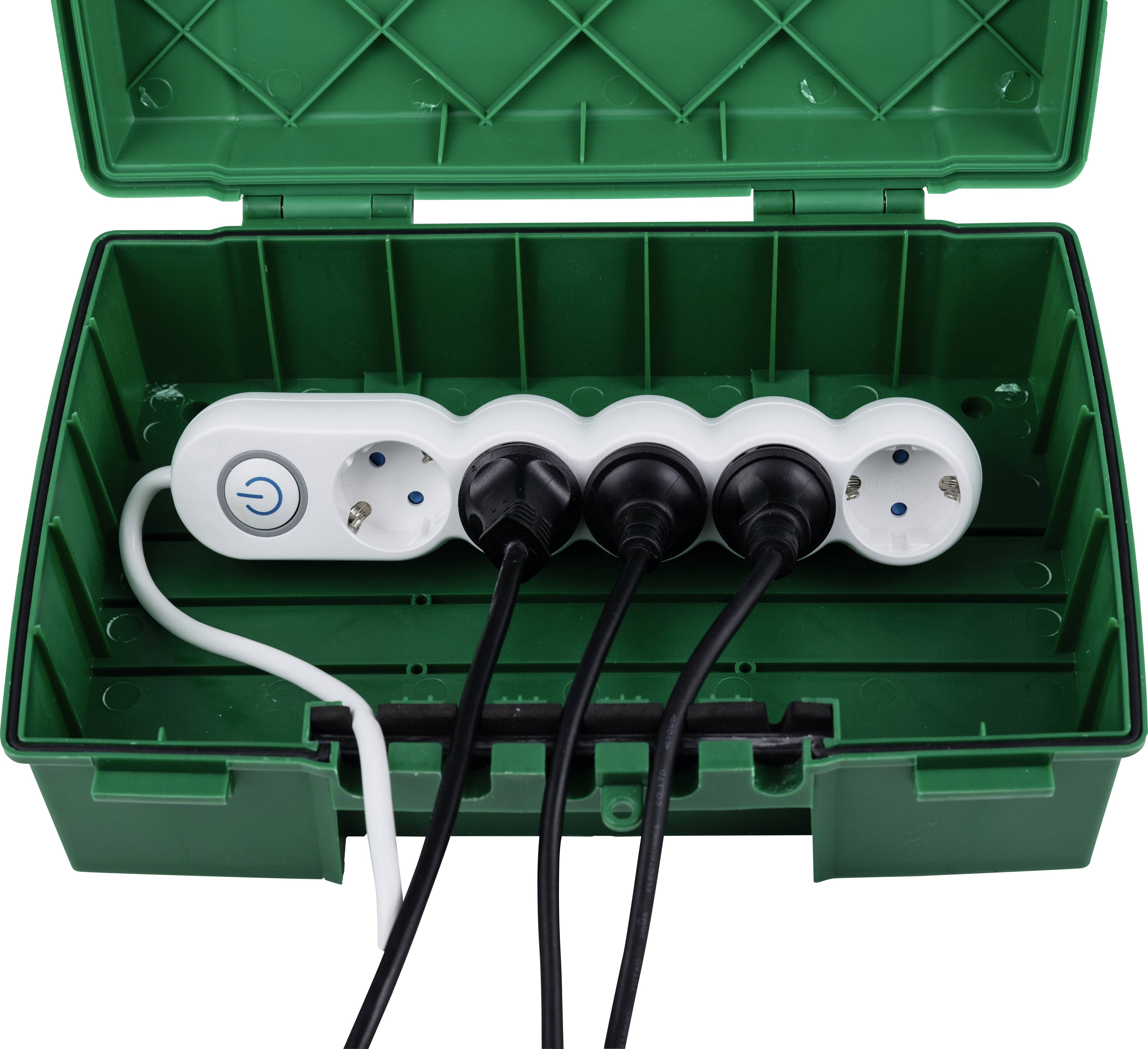 Heitronic 21046 Verdeelbox Groen kopen ? Conrad Electronic