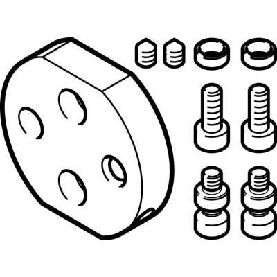 Festo Adapterbouwpakket Dhaa-g-q11-12-b1-10 2802687 1 Stuk(s) Kopen
