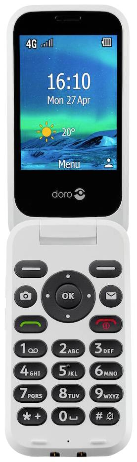 doro 6820 Senioren clamshell telefoon Met laadstation Rood kopen ...