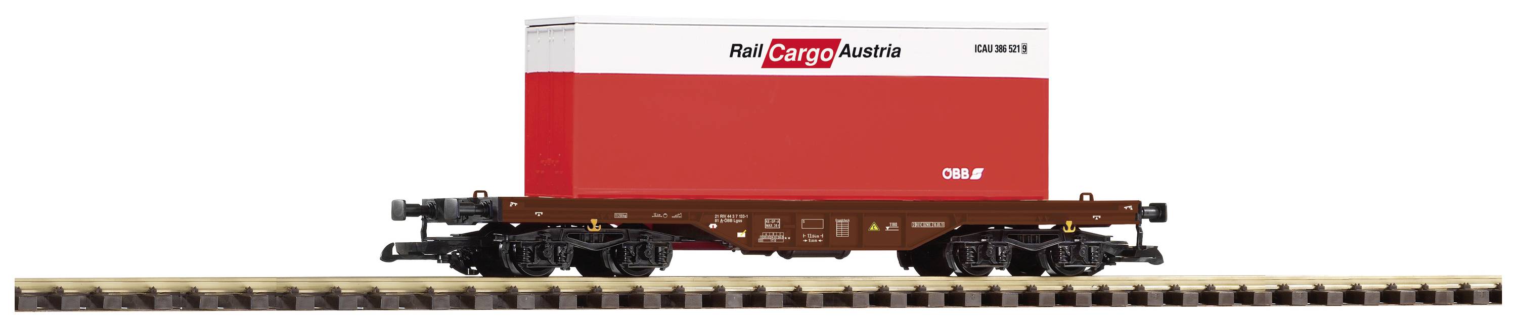 Piko G 37011 G platte wagen met container van de ÖBB kopen ? Conrad ...