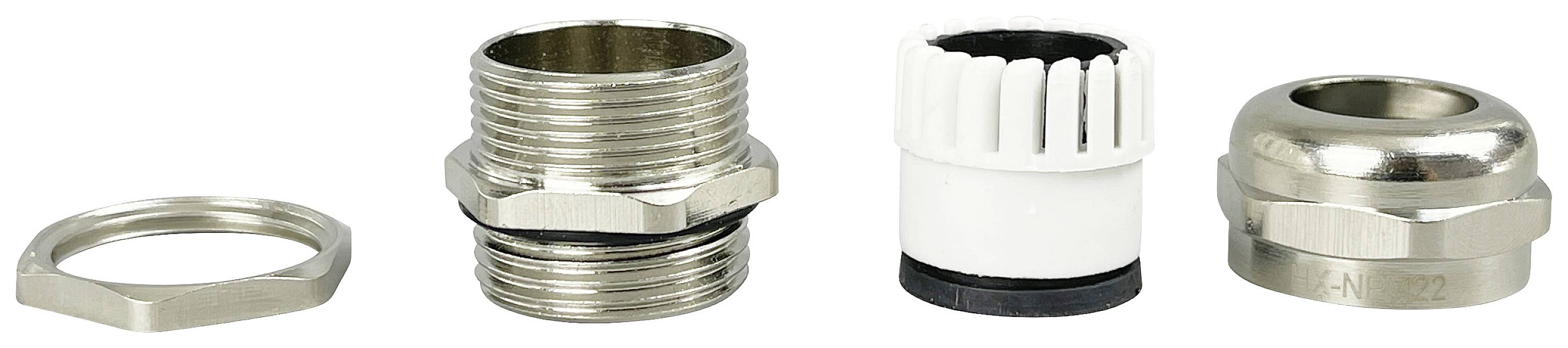 TRU COMPONENTS TC-10302836 Wartel M22 Messing (vernikkeld) Metaal 1 ...