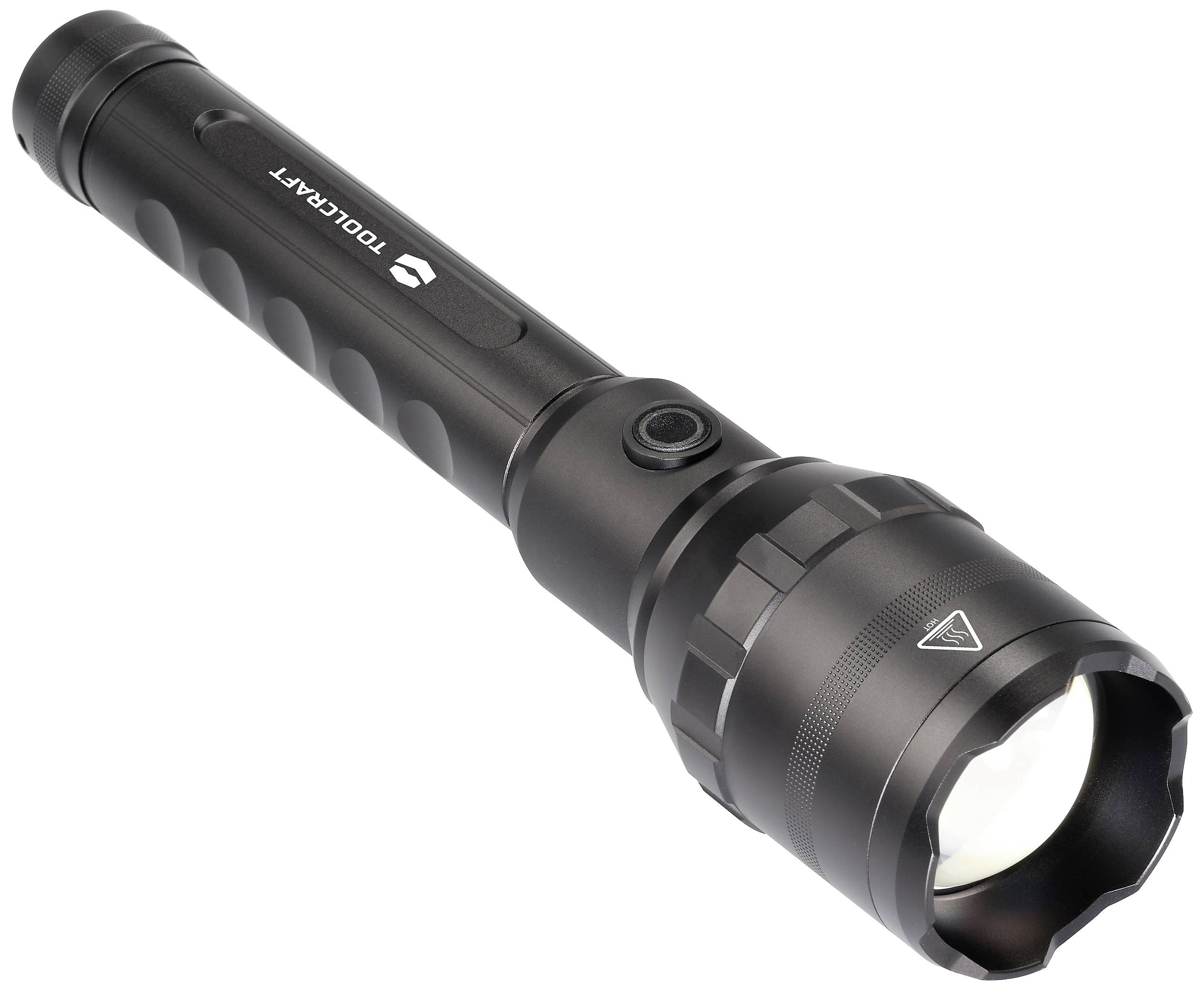 TOOLCRAFT TO-8578260 Zaklamp werkt op een accu LED Met USB-poort 10.000 ...