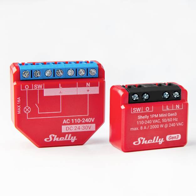 Shelly Shelly 1PM Mini Gen3 Schakel-meetactor WiFi, Bluetooth kopen ...