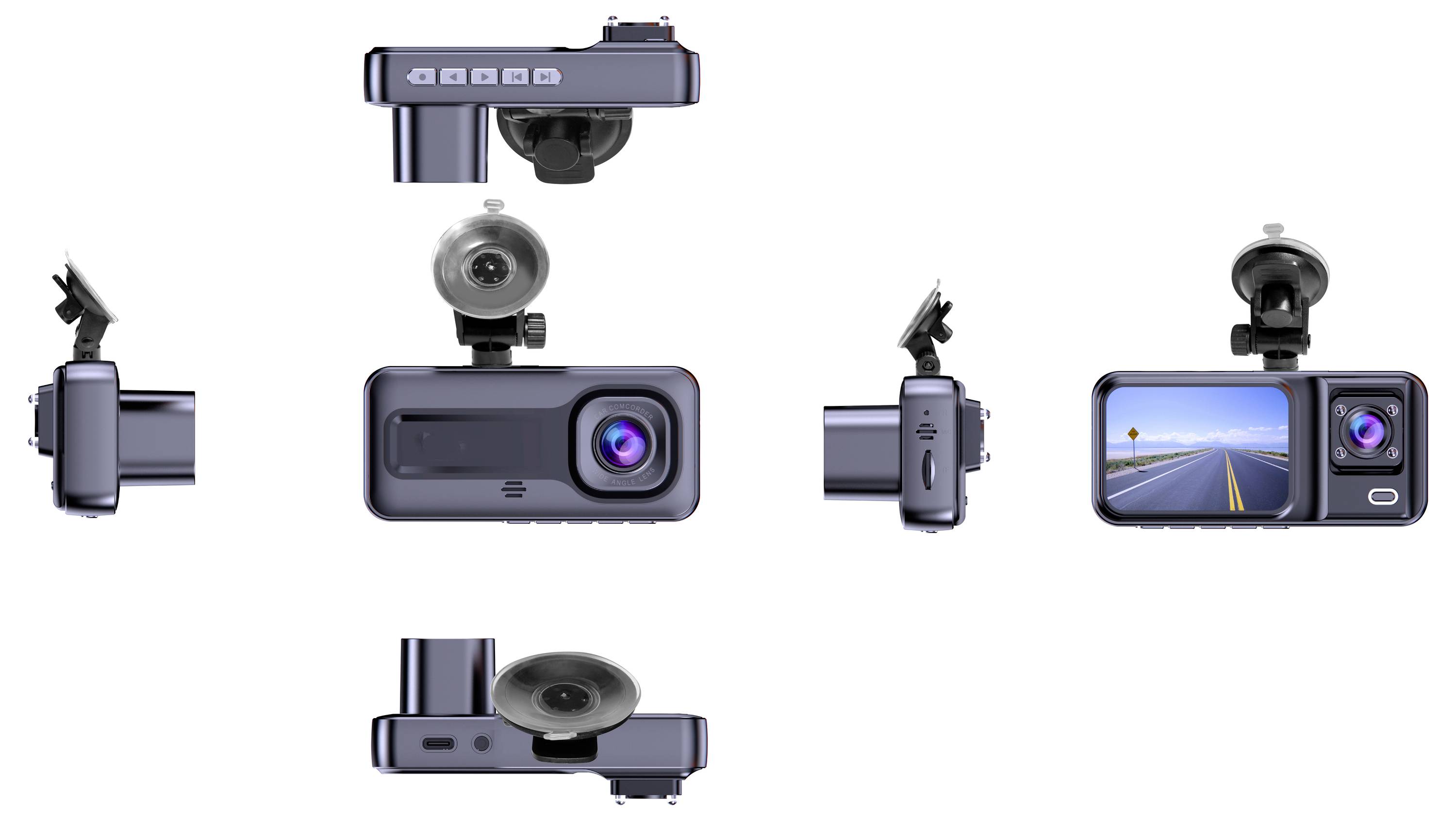 Denver CCT-2500 Dashcam Kijkhoek horizontaal (max.): 120 ° 5 V ...