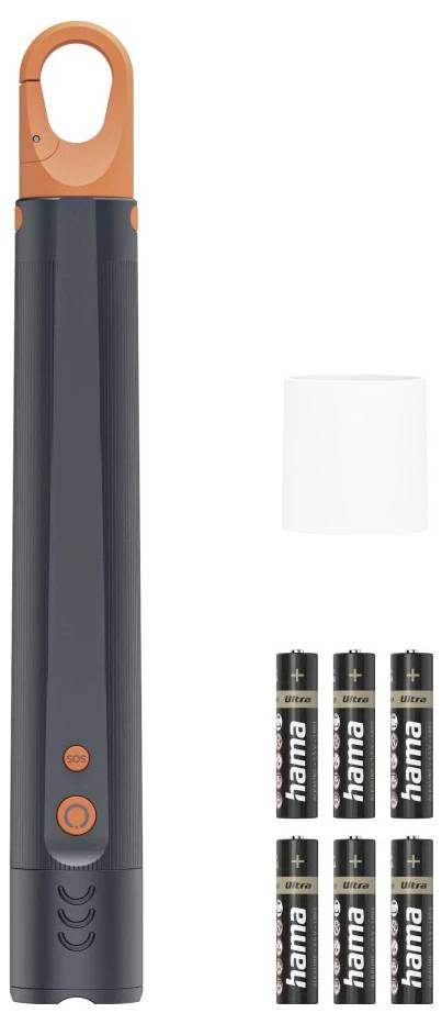 Hama LED-Taschenlampe "FLX1000", Batterien, stoßfest, Alu, 4 Modi + SOS ...