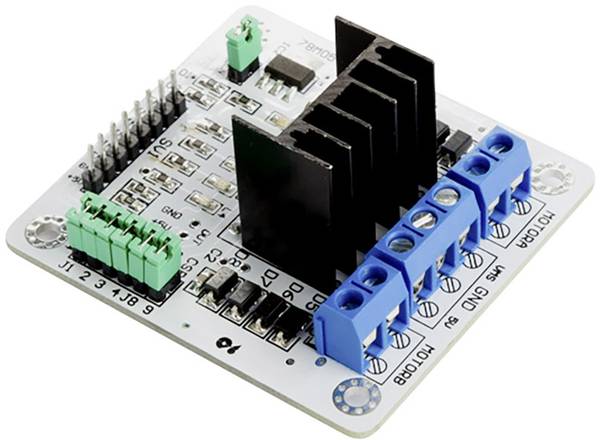 Module Dubbele Gelijkstroomregelaar Stappenmotor L298n Velleman Vma409 Geschikt Voor Arduino
