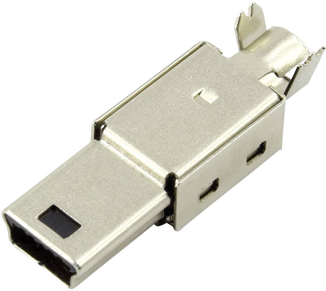 Mini-USB-B-stekker Stekker, recht DS1105-01-BBN0 DS1105-01-BBN0 Connfly ...