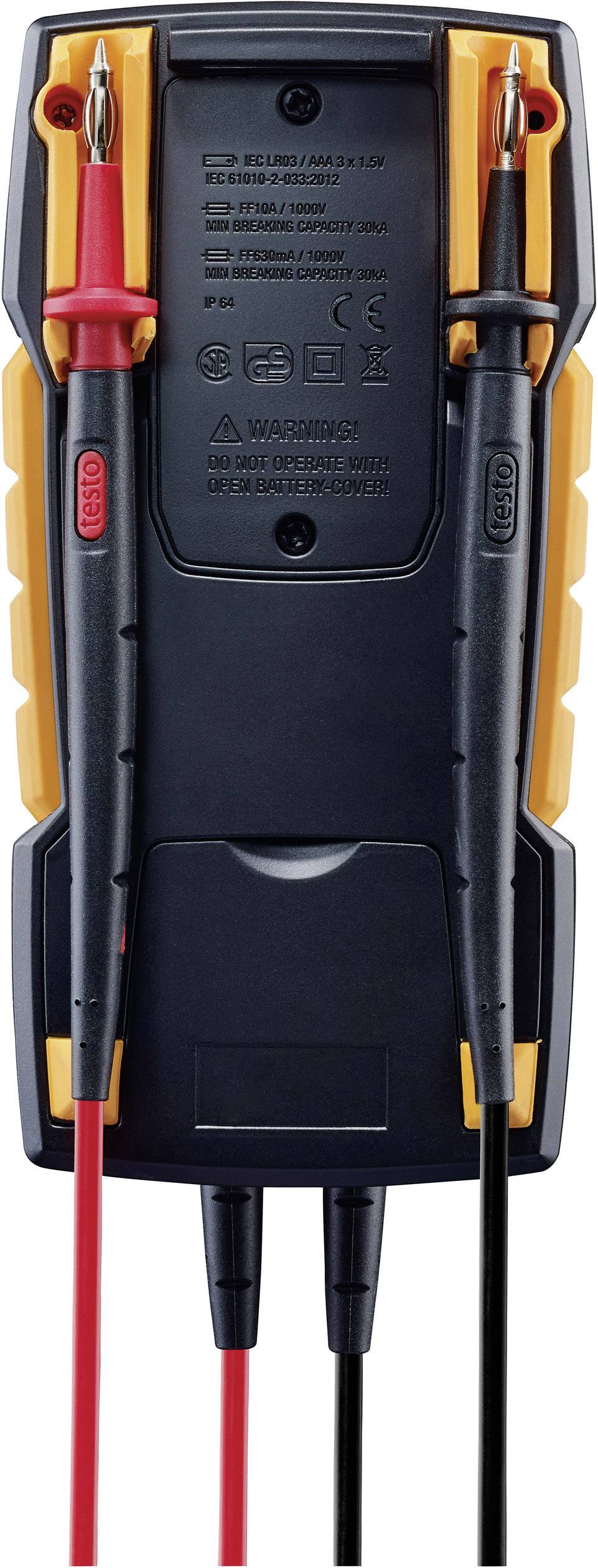 testo 760-3 Multimeter Digitaal CAT III 1000 V, CAT IV 600 V Weergave ...