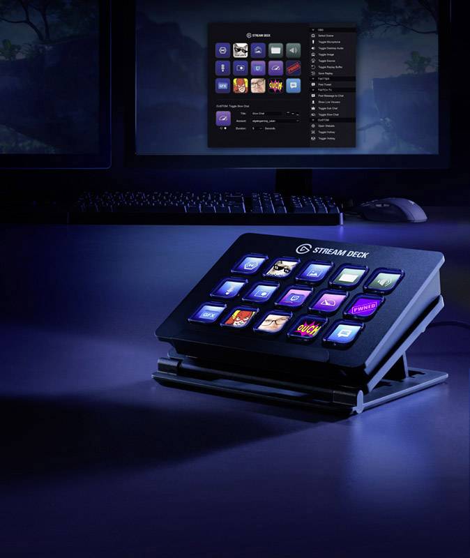 Elgato Stream Deck Streamconsole Livestream, Live commentaar | Conrad.be