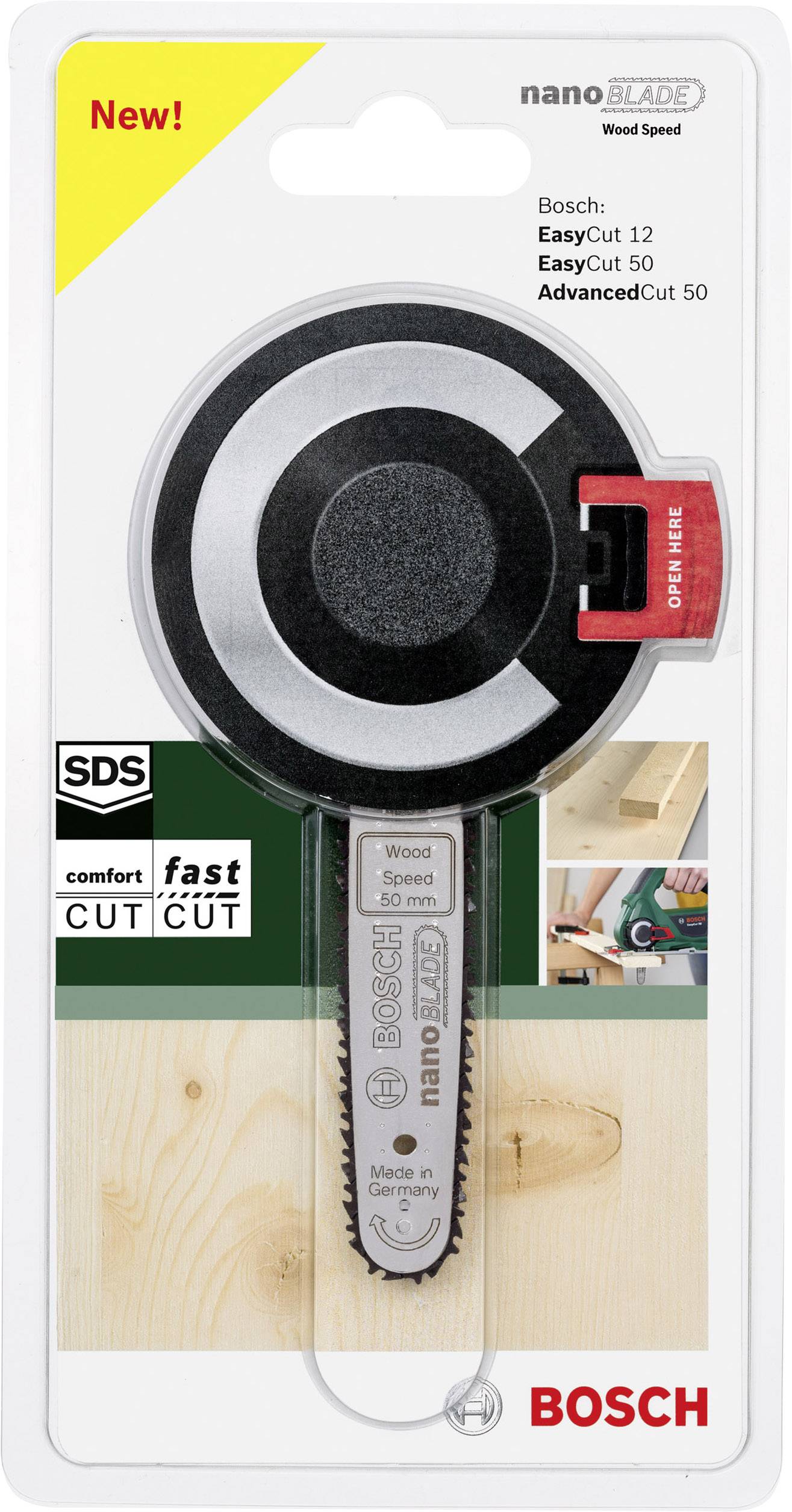 Micro-kettingzaagblad Bosch Accessories nanoBLADE Wood Speed 50 | Conrad.nl