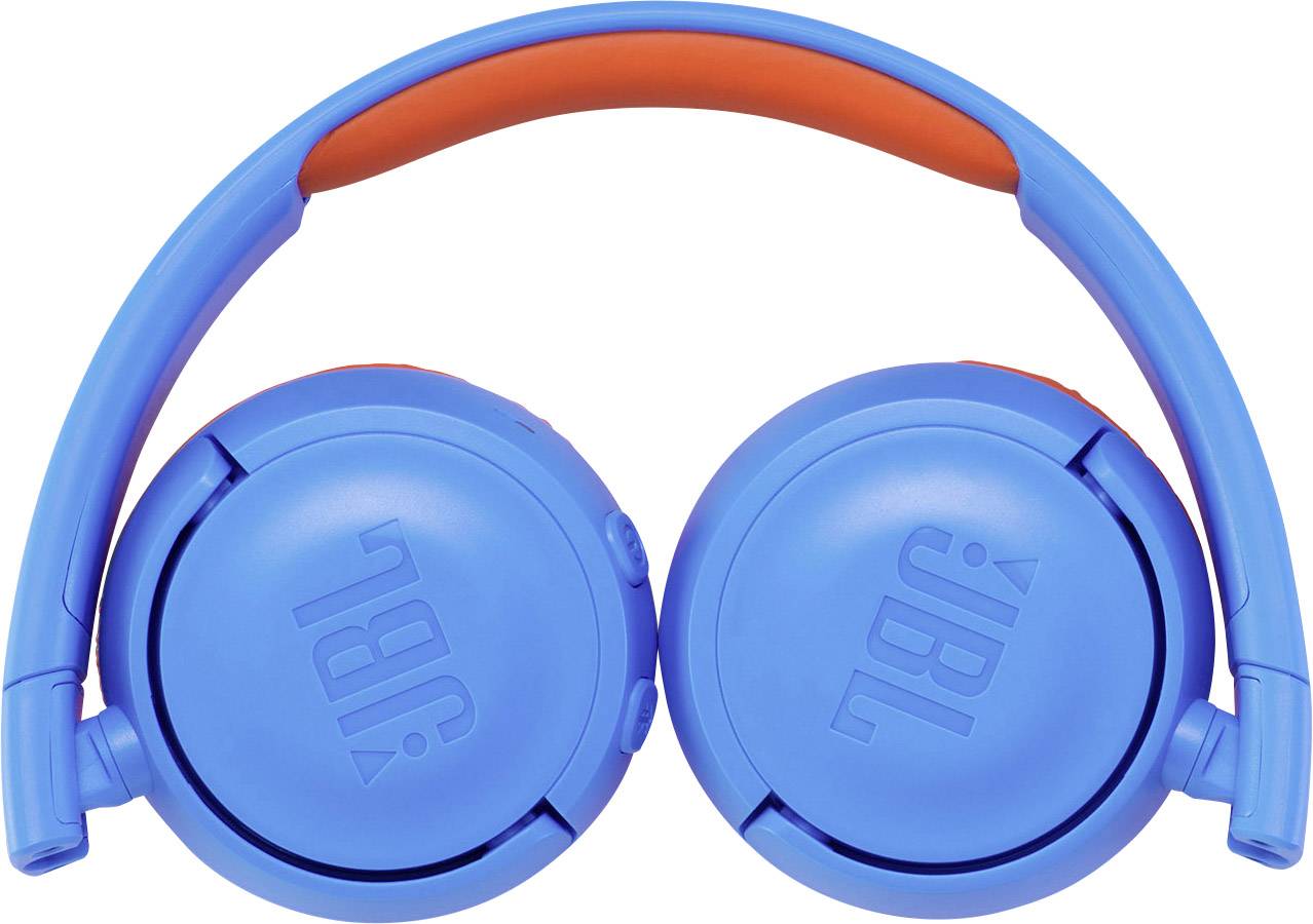 JBL JR-300 BT Bluetooth Kinder On Ear koptelefoon Blauw | Conrad.be