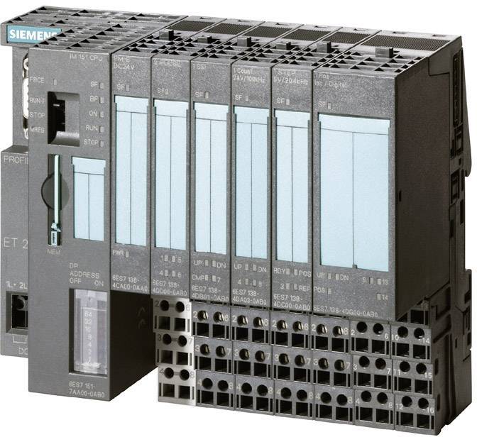 Siemens ET 200S Compact PLC-aansturingsmodule 6ES7151-1CA00-1BL0 24 V ...